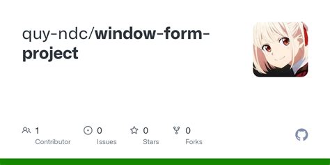 GitHub Quy Ndc Window Form Project