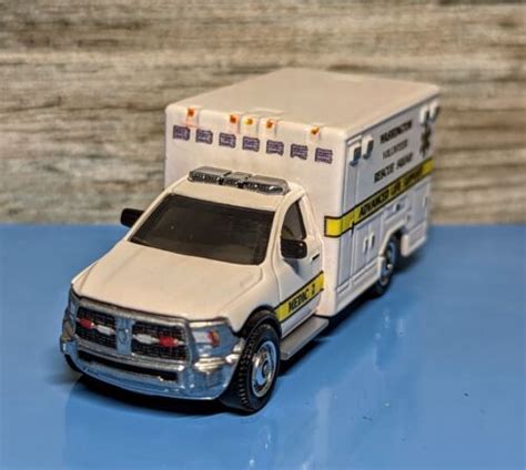 Matchbox Dodge Ram Ambulance Paramedic Emt Fire Rescue Squad Custom