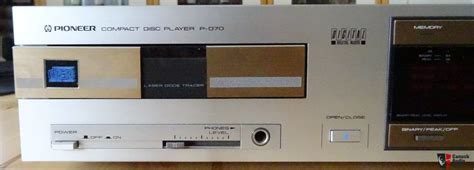 1983 Legendary Rare Collectible Cd Player Pioneer P D70 Photo 1213830