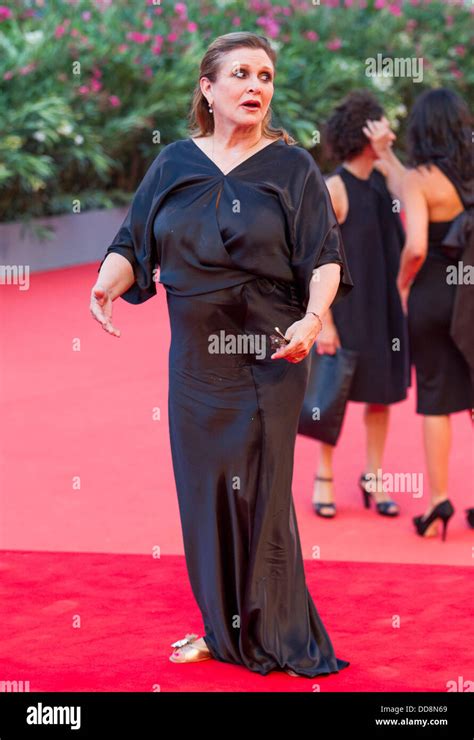 Carrie Fisher Gravity Premiere Th Venice Film Festival Lido Venice Italy August Stock