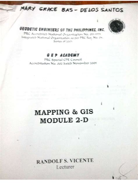 Gis And Remote Sensing Module Compressed Pdf