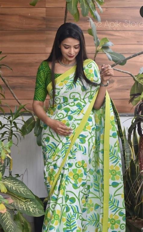 Printed Cotton Mul Mul Saree 63 M At Rs 499piece In Jaipur Id