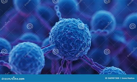 Microscopic Image Showing Budding Yeast Cells 364468063