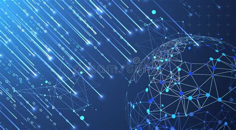 Futuristic Technology Background Plexus Structure Business