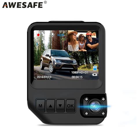 AWESAFE Degree Car Dash Cameras Sony IMX Sensor Dual Lens Night Vision DVR Parking With