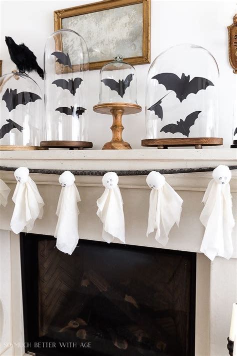 Diy Easy Ghosts Garland For Halloween Halloween Garland Diy