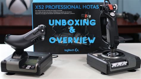 Logitech X52 Professional H O T A S Unboxing Youtube