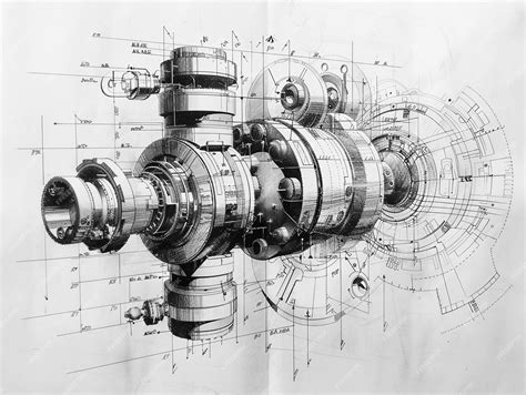 Premium Photo Technical Drawings Provide Precise Diagrams And