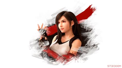 Tifa Final Fantasy Vii Remake Digital Art Wallpaper Hd Games 4k