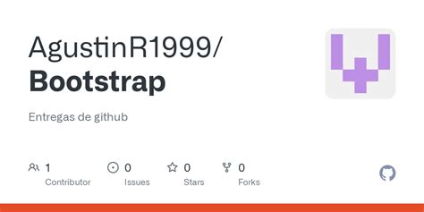 Github Agustinr Bootstrap Entregas De Github