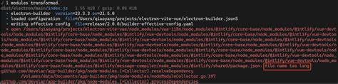 Help Vue I18n 打包出错 File Name Too Long · Issue 230 · Electron Vite