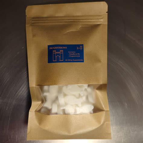 Progesterone Suppository 200mg 60ct Open Gate Labs