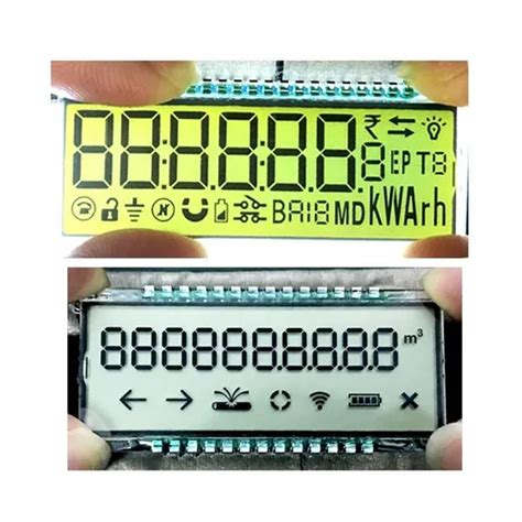 Tn Htn Stn Fstn 7 Segment Lcd Display For Digit Multifunction Analyzer