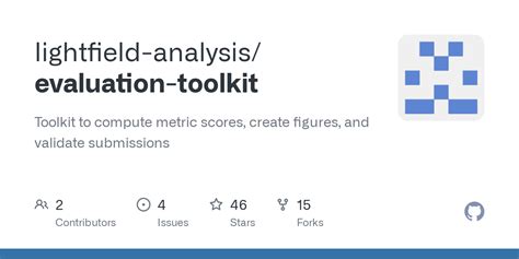 Github Lightfield Analysis Evaluation Toolkit Toolkit To Compute Metric Scores Create
