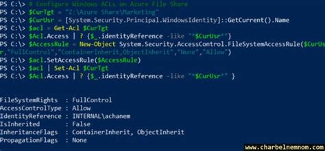 How To Set Windows Acls Ntfs Permissions On Azure File Shares