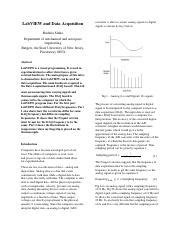 LabVIEW Lab Pdf LabVIEW And Data Acquisition Converter Is Able To Convert Analog Signals To