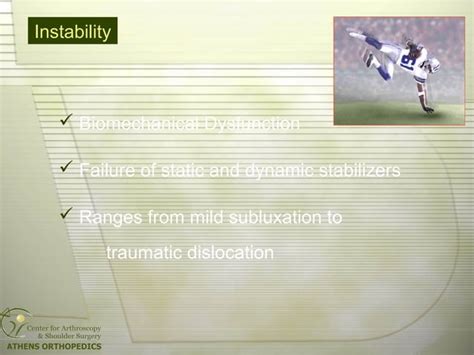 Multidirectional Shoulder Instability Ppt