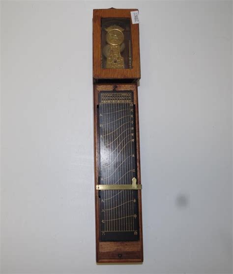 19th Century Japanese Pillar Clock With Verge Folio Balance Clocks