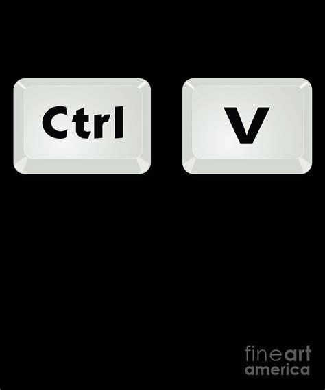 Control Copy Paste Ctrl Plus Gift Matching Couple Digital Art By Art Grabitees Fine Art America