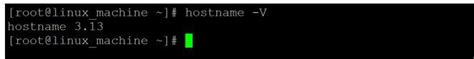 Hostname Command In Linux Working Programming Examples