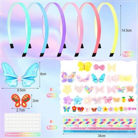 Creatieve Haarbanden Knutselset Voor Meisjes Van 4 12 Jaar Maak Je Eigen Haaraccessoires Bol