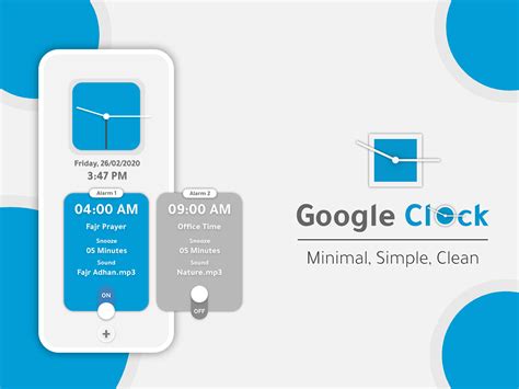 Google Clock Re Designed On Behance