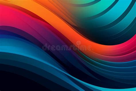 Vibrant Abstract Background An Abstract Background Illustration Featuring Vibrant Colors And