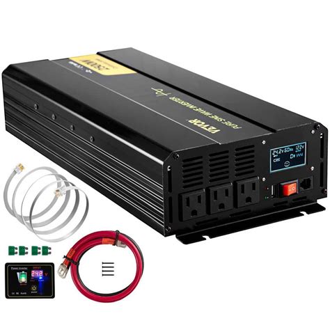 Reviews For Vevor Pure Sine Wave Inverter 2500 Watt Car Power Converter Dc 24 Volt To Ac 120