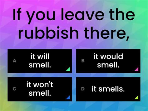 First Vs Second Conditionals Quiz