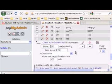 PHP MySQL Md Encryption YouTube