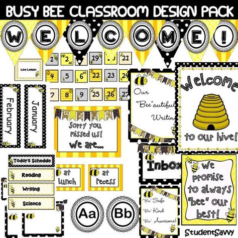 Bee Themed Classroom Etsy