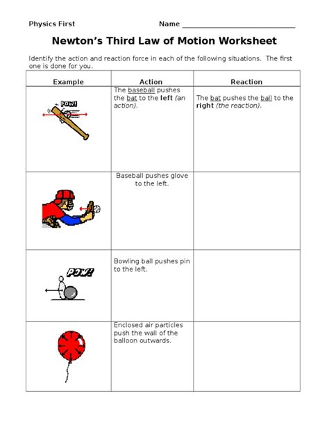 Action Reaction Rocket Activity Teachengineering Worksheets Library
