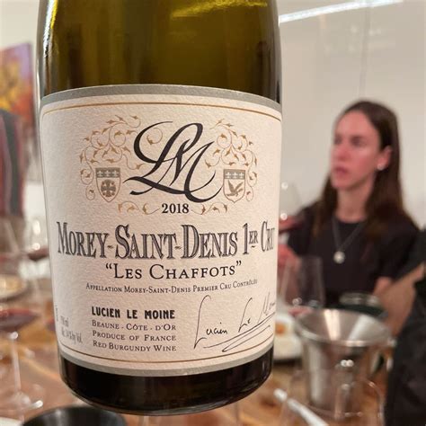 2018 Lucien Le Moine Morey Saint Denis 1er Cru Les Chaffots France