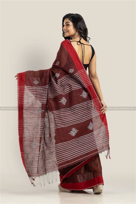 Designer Cotton Saree Monamaar