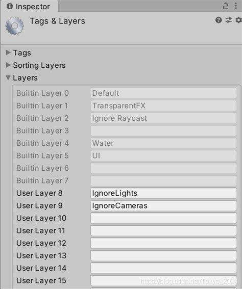 Unity Layer图层简介 Csdn博客