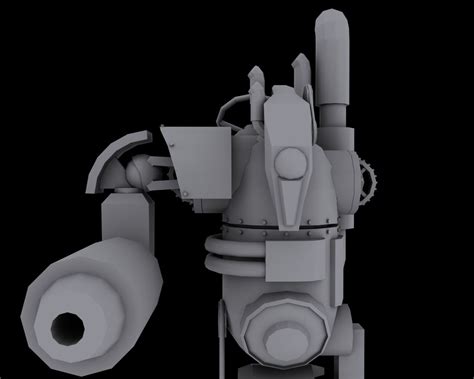 스팀 펑크 로봇 3d 모델 25 Blend Obj Free3d