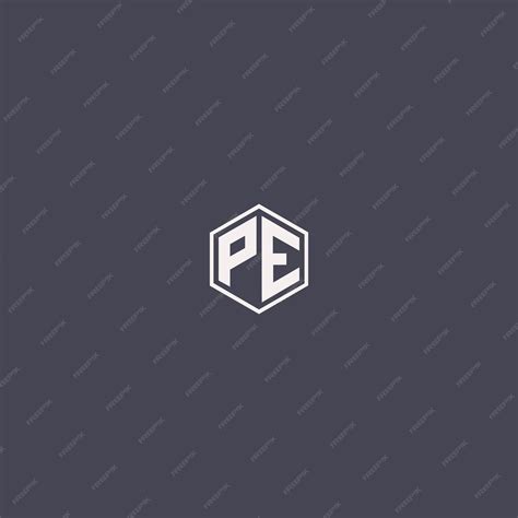 Premium Vector Pe Logo Design Vector Image