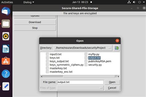 github nouran saad secure shared file storage using hybrid