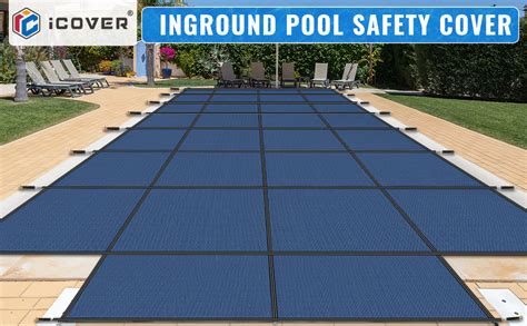 Icover Inground Pool Safety Cover Fits 18x40ft