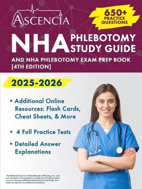 Nha Phlebotomy Study Guide 2025 2026 By Jeremy Downs Paperback