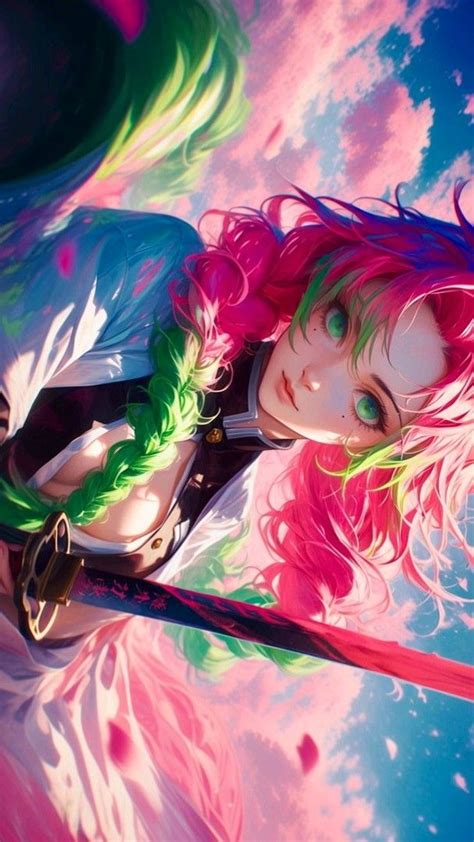 ๑Mitsuri Kanroji Anime drawings Anime Anime body drawing