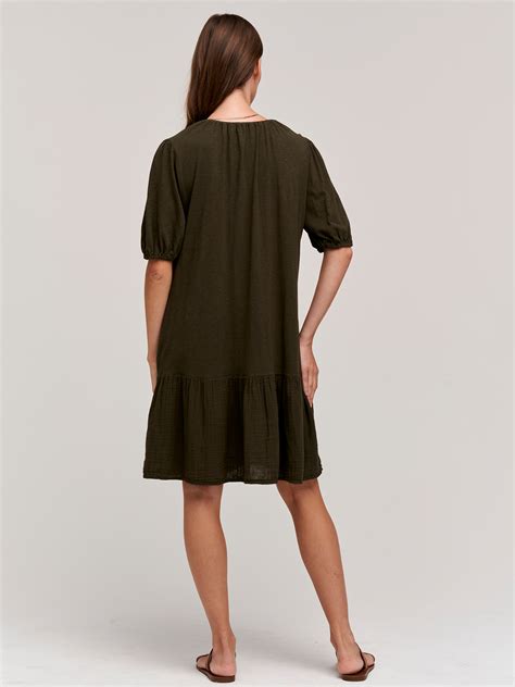 Becca Cotton Slub Mix Dress Stylefav