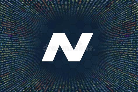 Symbole De Cryptomonnaie Navcoin Nav Tunnel à Partir Dun Code De Programme Informatique