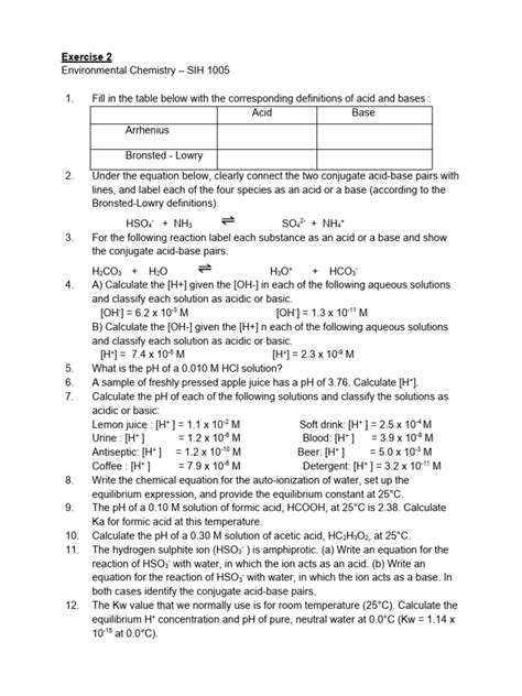 Calculation Part 2 In Ac 2 Pdf Acid Ph