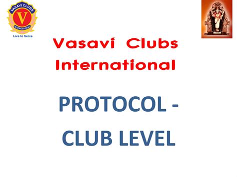 protocol club level ppt