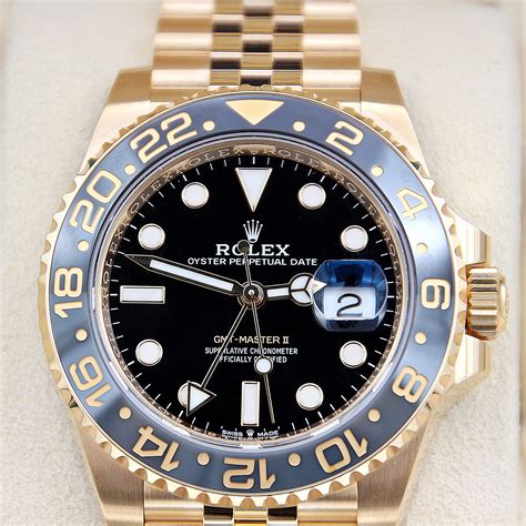 Rolex Gmt Master Ii Ref 126718grnr 18k Gold Jubilee Full Set