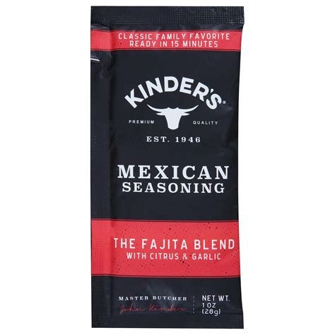 Kinders The Fajita Blend Mexican Seasoning 1 Ounce