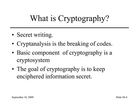 Basic Cryptography Ppt