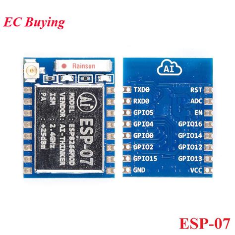 Esp07 Buy 5pcs Esp 07s Esp 07 Updated Esp8266 Serial Wifi Model