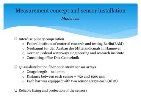 Structural Health Monitoring Of Geo Technical Structures Using Fiber Optical Sensing Technology